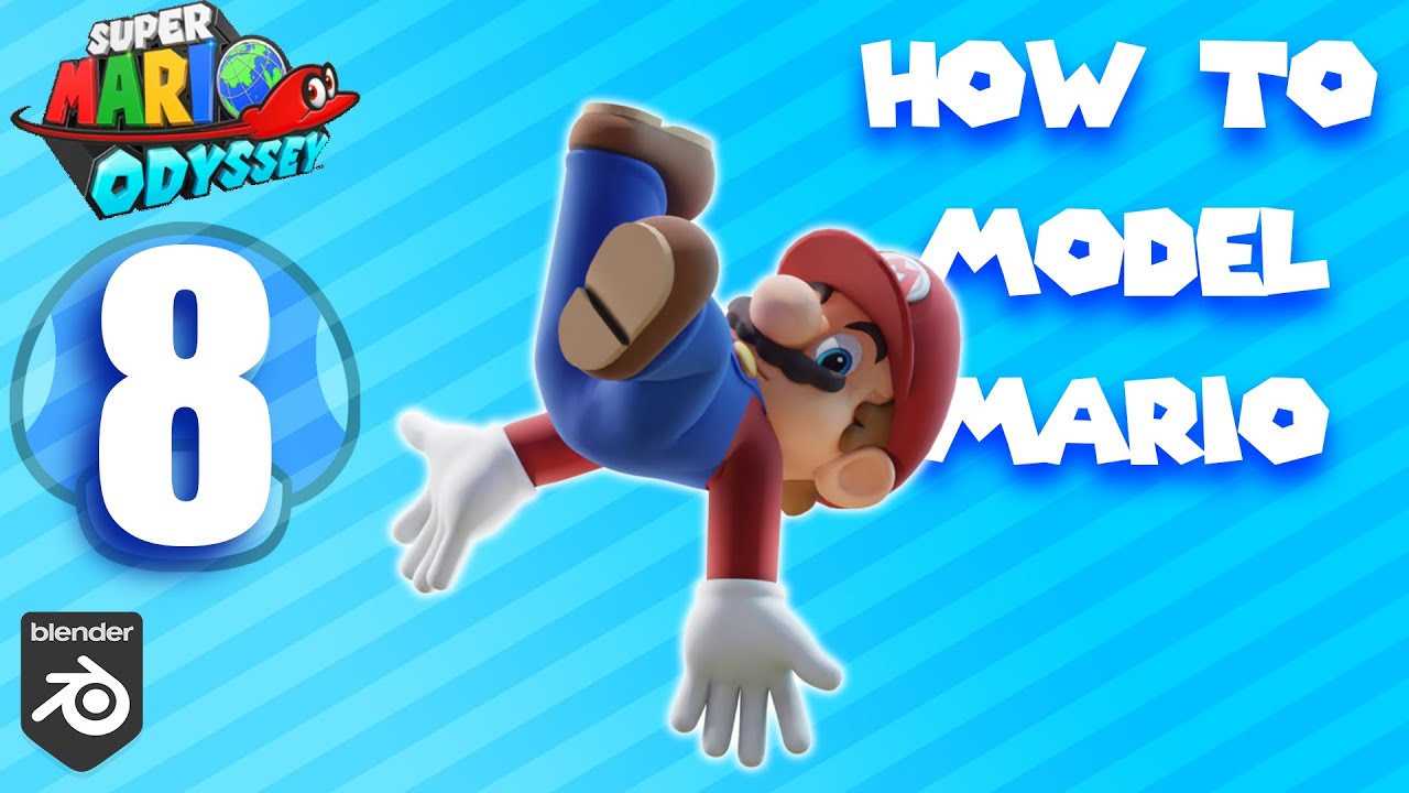 How to Model Mario in Blender [Part 8] - YouTube