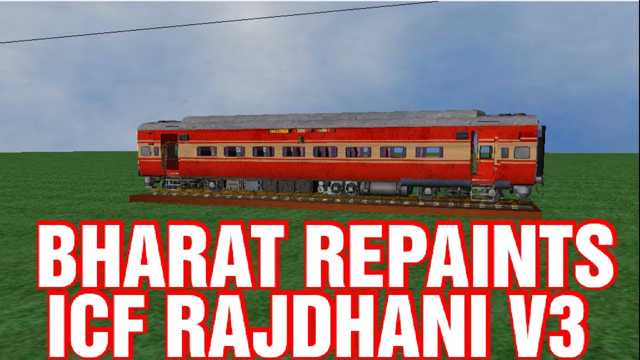ICF RAJDHANI RUSHING TOWARDS NEW BOGAIGOAN JN | BHARAT REPAINTS | #MSTS ...