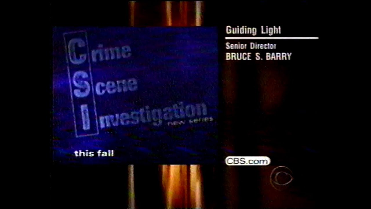 CBS Split Screen credits (August 27, 2000) - YouTube