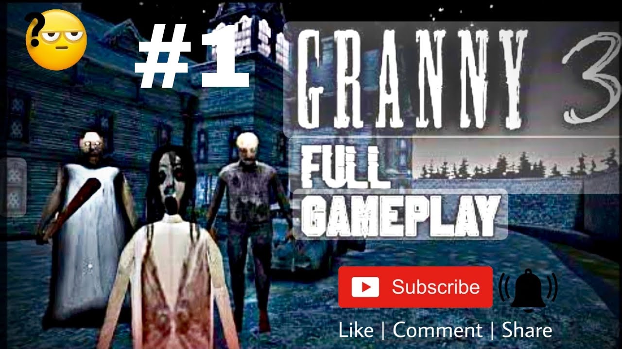 I can escape the horror house|granny 3 gameplay - YouTube