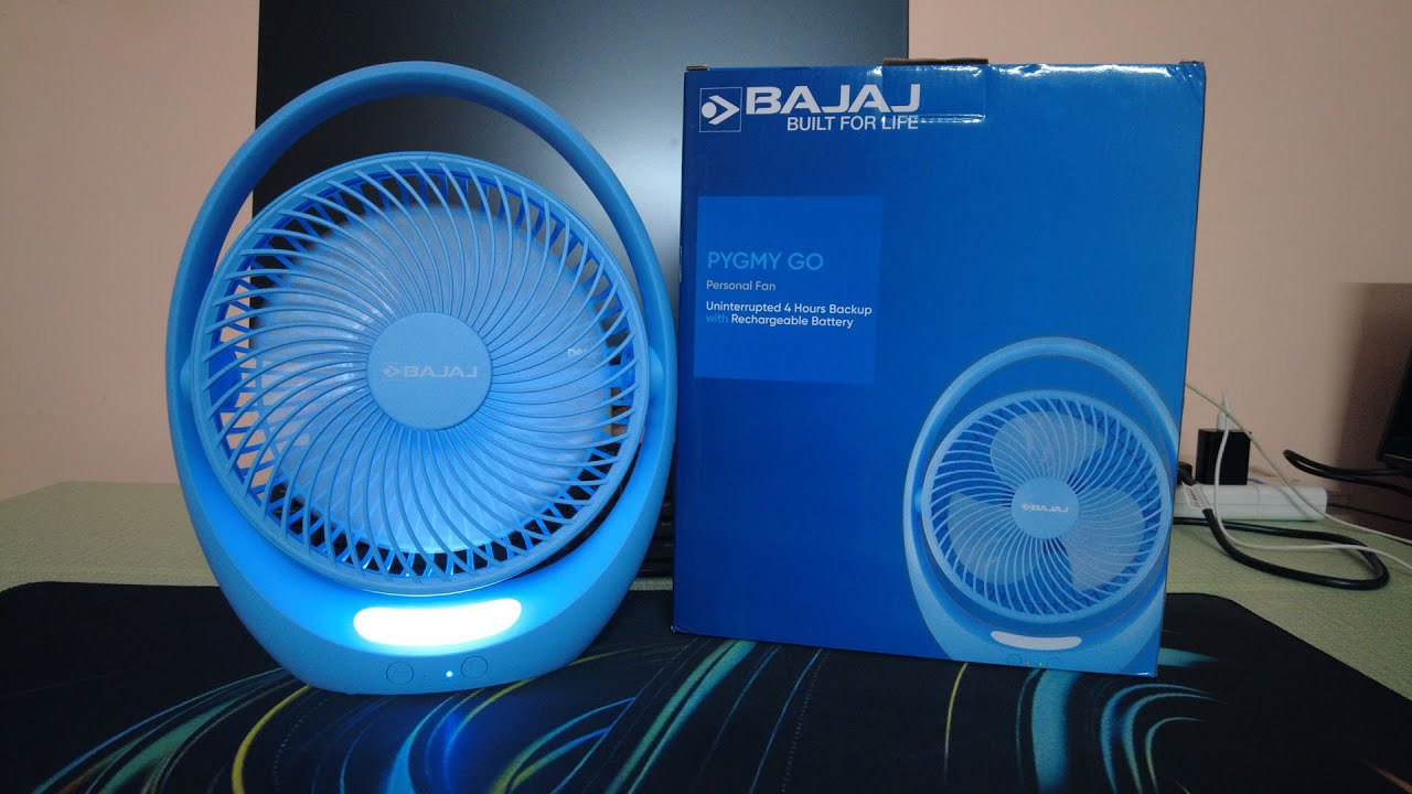 Bajaj Pygmy Go usb rechargeable fan user review || गर्मी से छुटकारा ...