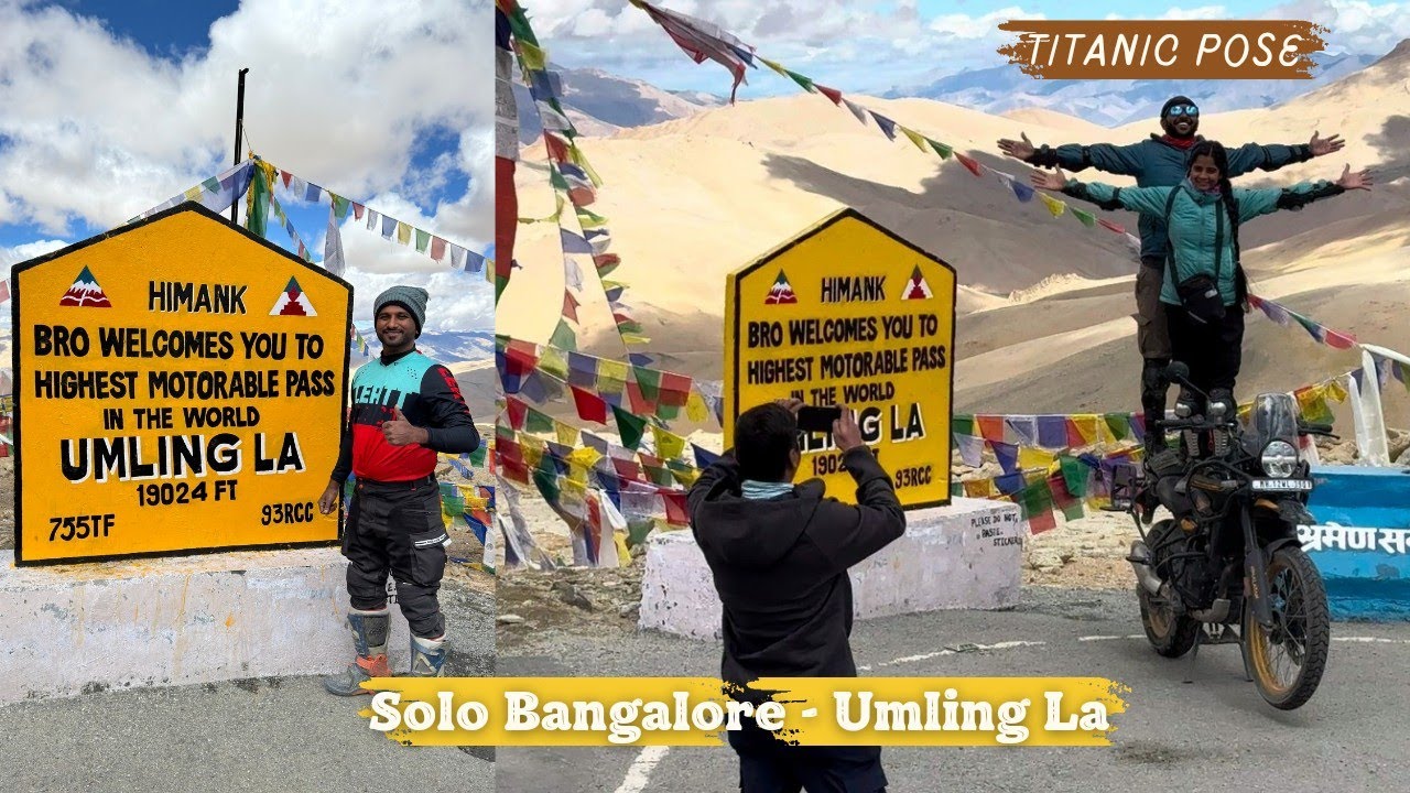 Solo Mission - World's Highest Motorable Pass - UMLINGLA accomplished # ...