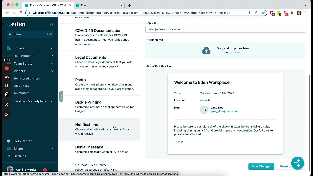 Eden Visitor Management Software | Product Overview - YouTube