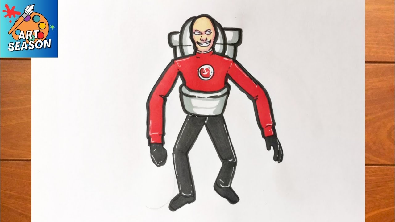 How To Draw Titan Erectus Noloop From Skibidi Toilet Youtube
