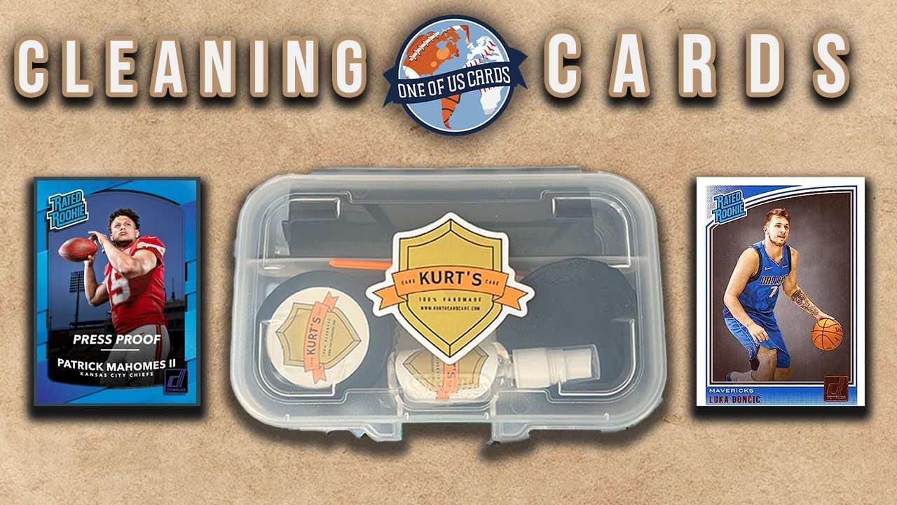Cleaning Trading Cards with Kurt's Card Care 🧼 - YouTube