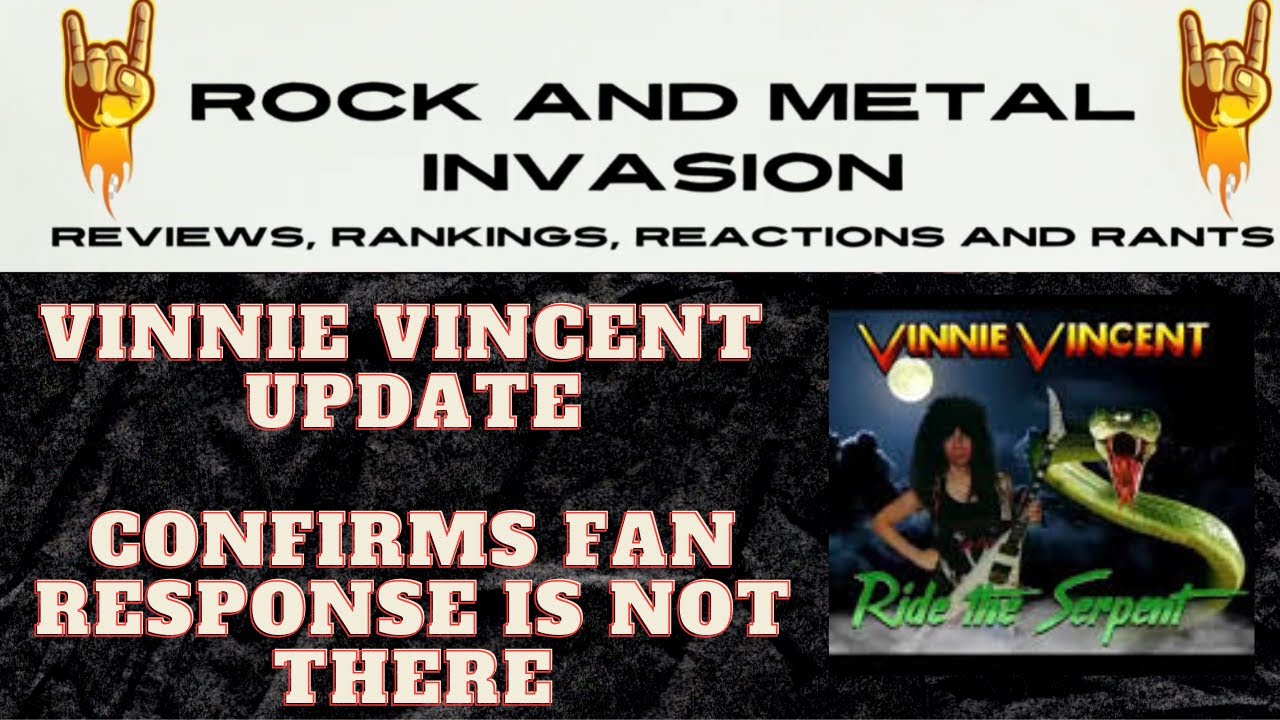 Vinnie Vincent Update - Confirms Fan Response Is Not There - YouTube