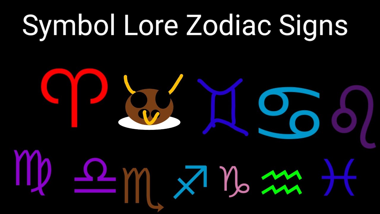 Symbol Lore All Zodiac Sign - YouTube
