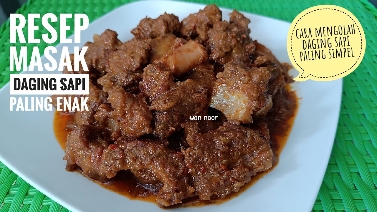 Resep Masak Daging Sapi Paling Enak dan Simpel - YouTube