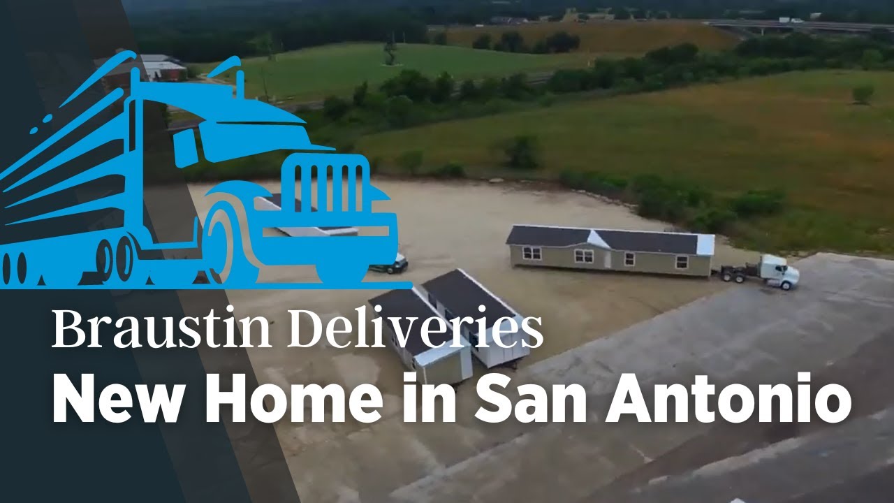 Mobile Home Delivery in San Antonio Texas - YouTube