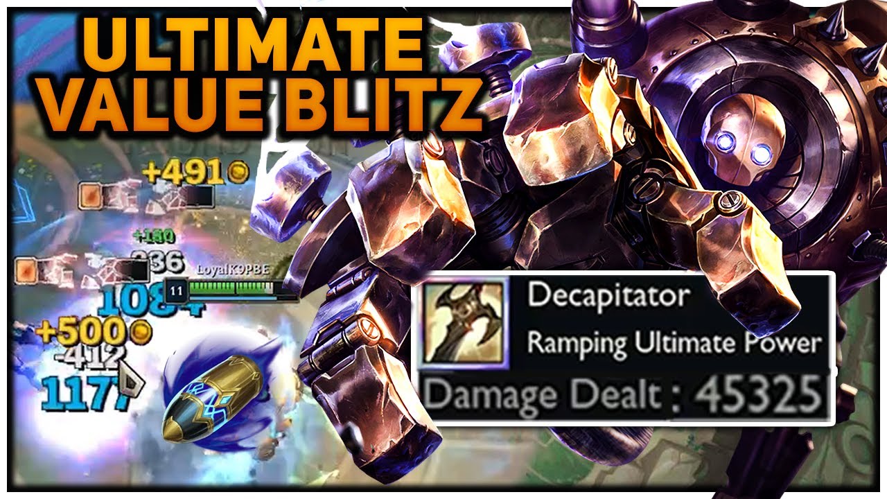 Getting Rich With Ultimate Value Decapitator Blitzcrank Build! - YouTube