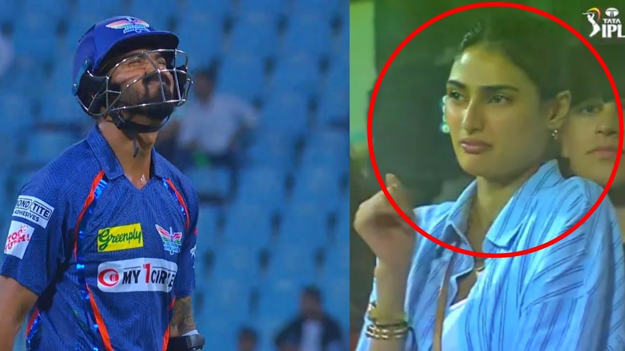 Athiya Shetty Emotional When Kl rahul crying after getting out in Delhi ...