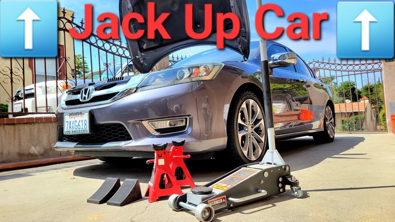 How-to: Lift Car Safely from FRONT - YouTube