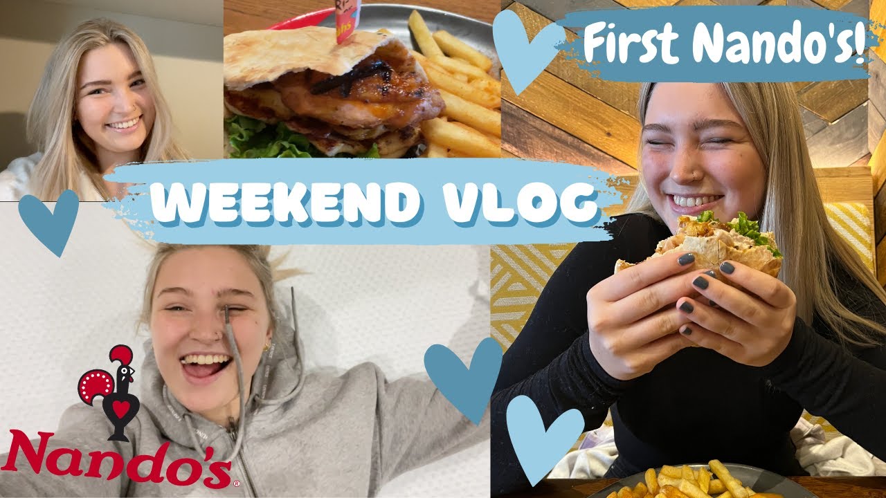 BUSY WEEKEND VLOG ! NANDO'S DATE, REDECORATING AND MORE- Robyn Emily ...