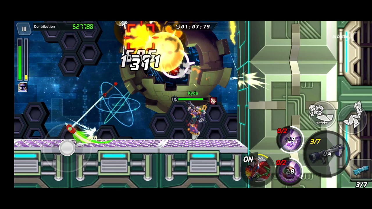 Megaman X Dive Phantom Sigma Raid Boss Vs Vile. 1.1 mil damage - YouTube