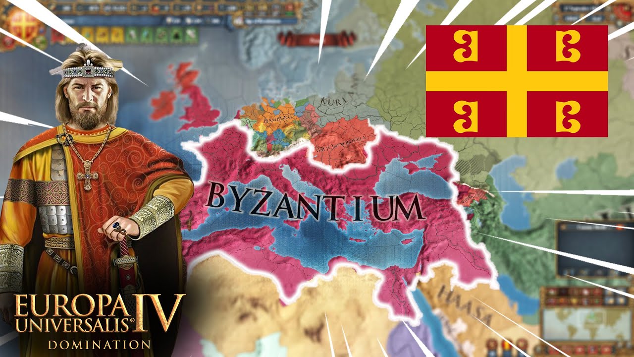 Winning as BYZANTIUM in EU4 1.35 - YouTube
