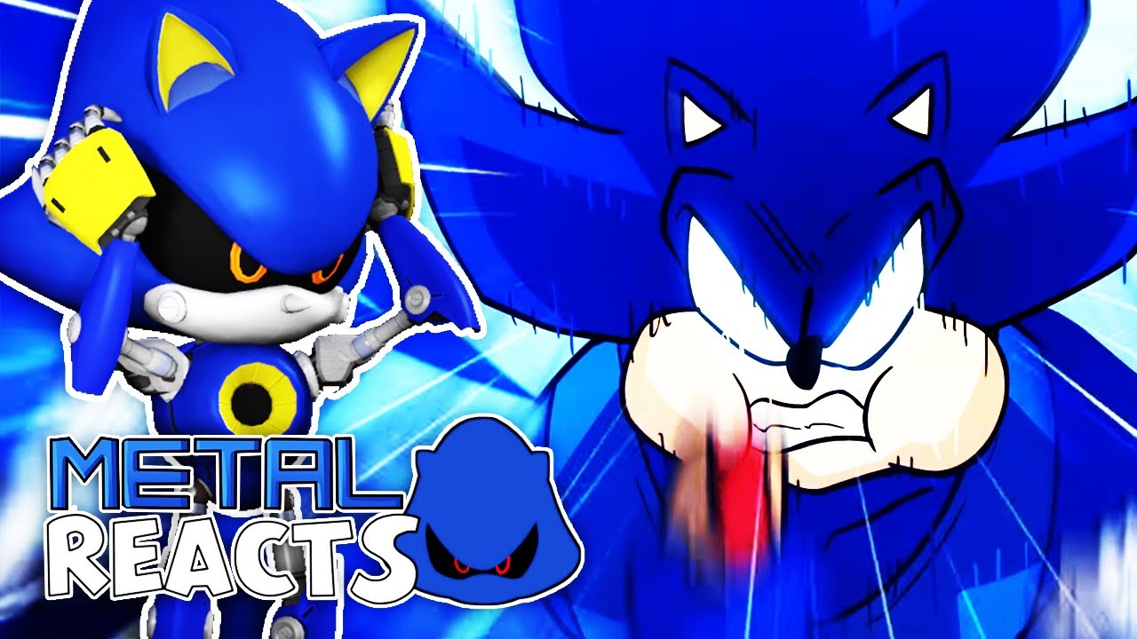 "IS THAT A JOJO REFERENCE?!" Metal Sonic Reacts to Sonic JoJo: Sonic vs ...