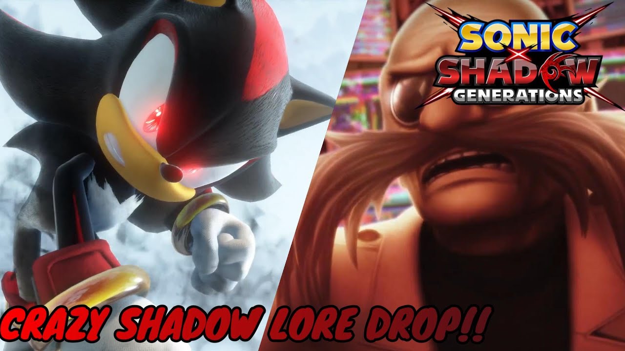 NEW SHADOW LORE DROP!! | Sonic X Shadow Generations - Shadow ...