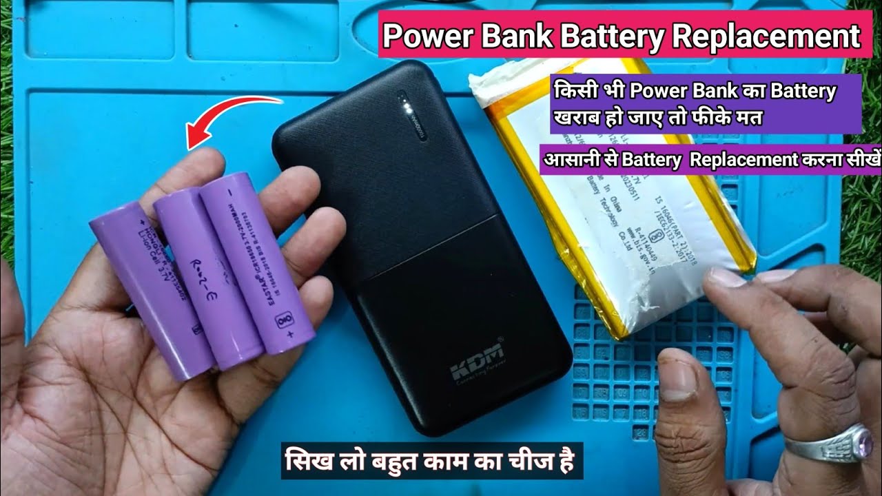 Power Bank Battery Replacement 10.000mah Power Bank Battery Change ...