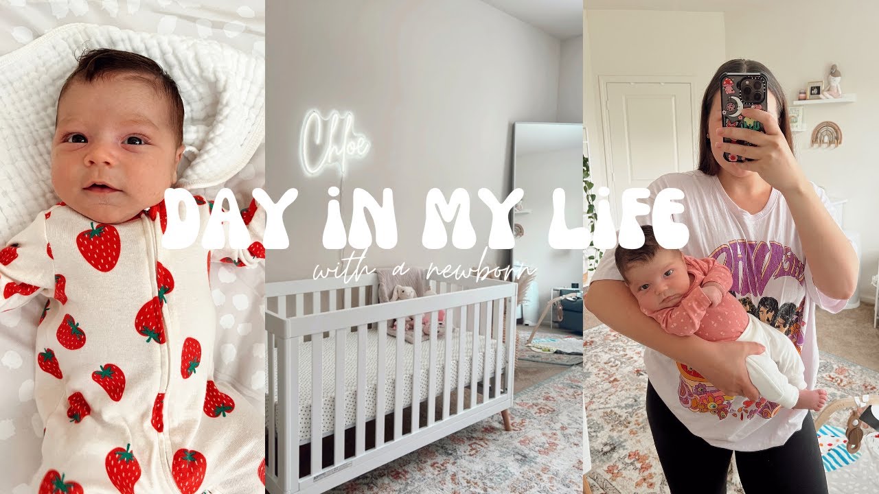 DAY IN MY LIFE with a NEWBORN *chaotic* | postpartum & breastfeeding ...