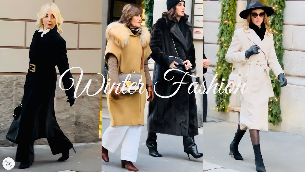 🇮🇹 Trendy December Outfits 5°C - Winter Look 2024 - Milan Street ...