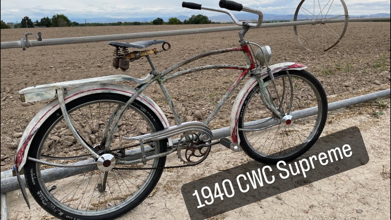 1940-41 CWC Supreme Balloon Tire Bicycle - YouTube