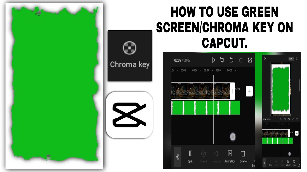 HOW TO USE GREEN SCREEN/CHROMA KEY ON CAPCUT - YouTube