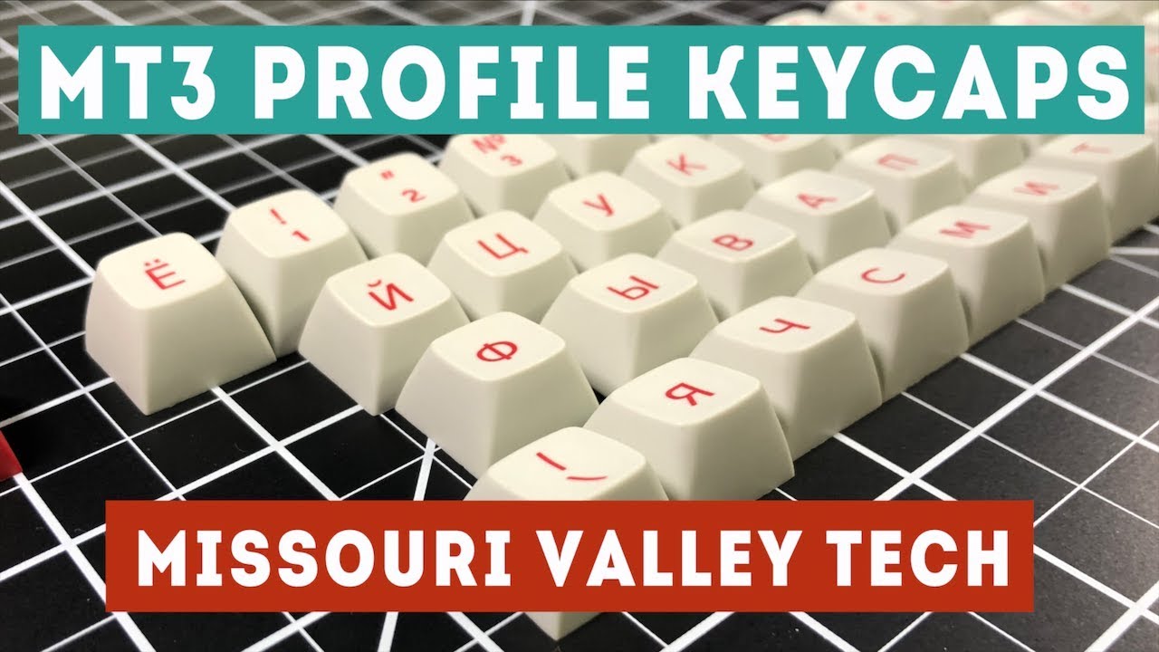 First Look: /dev/tty MT3 Profile Keycaps - YouTube