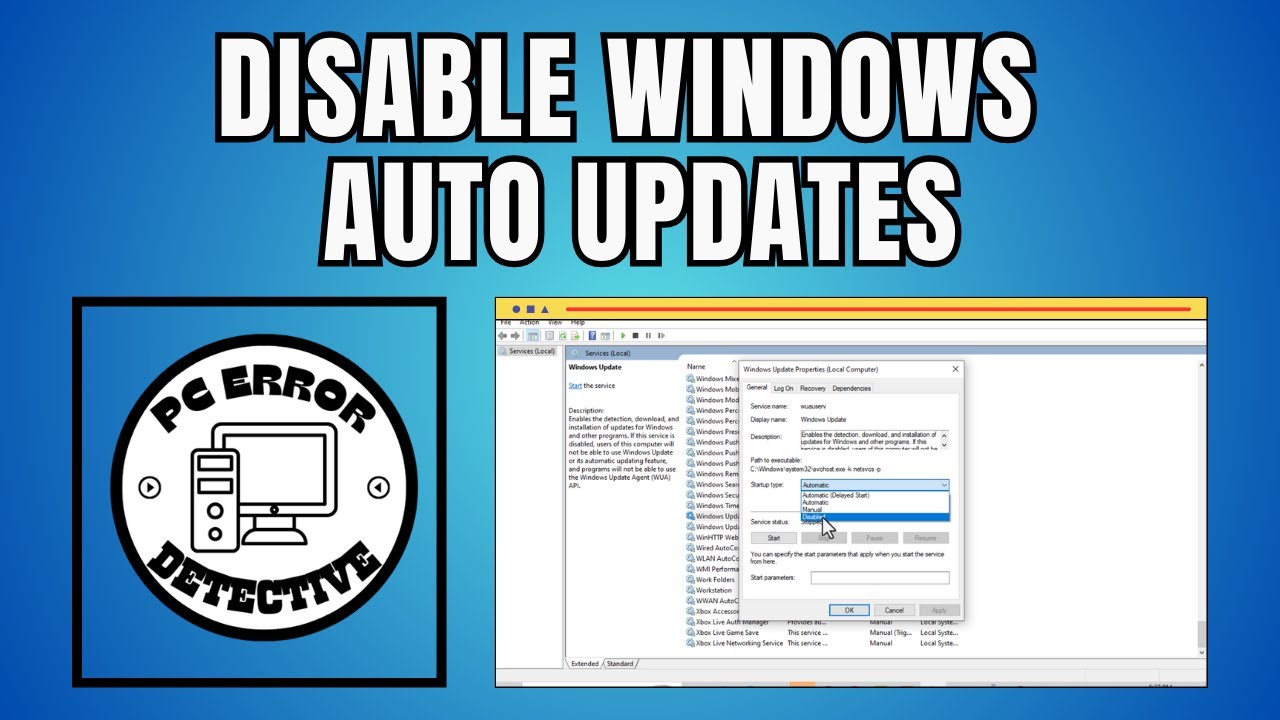 How To Disable Windows Automatic Updates On Windows 10 PC Permanently ...