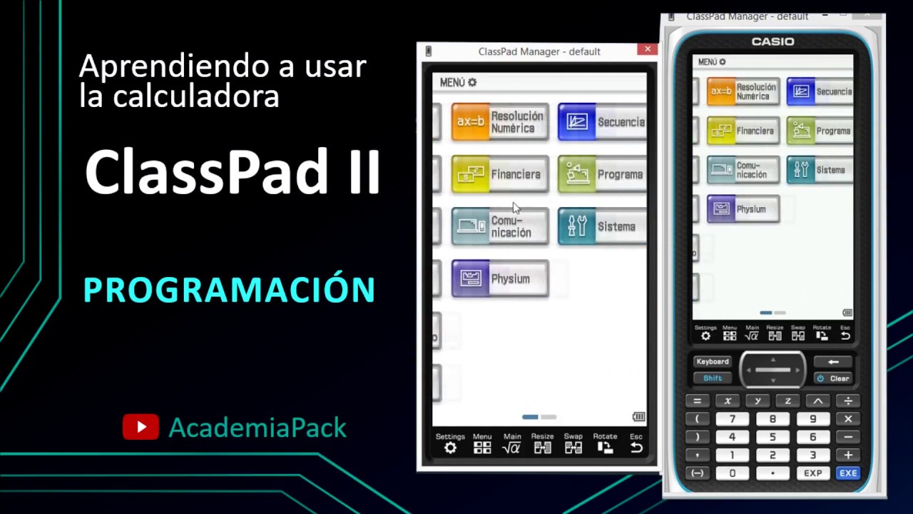 📊ClassPad 2 - Programación 01 | Hello World!🎲 - YouTube
