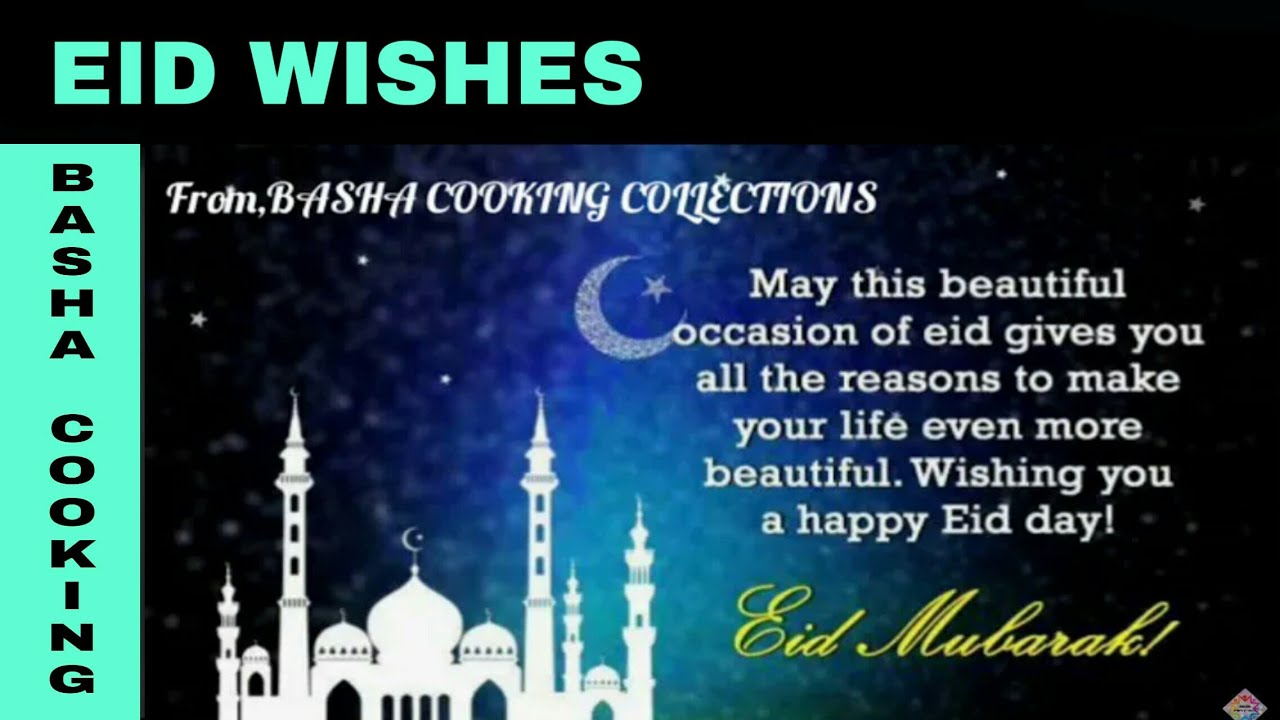 Eid mubarak from basha collection.special video🤩 - YouTube