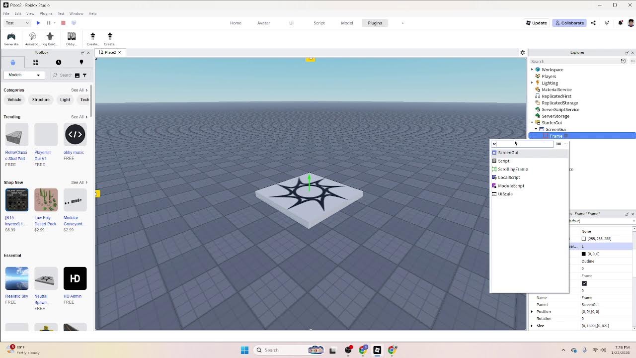 creating a roblox game using chatgpt - YouTube