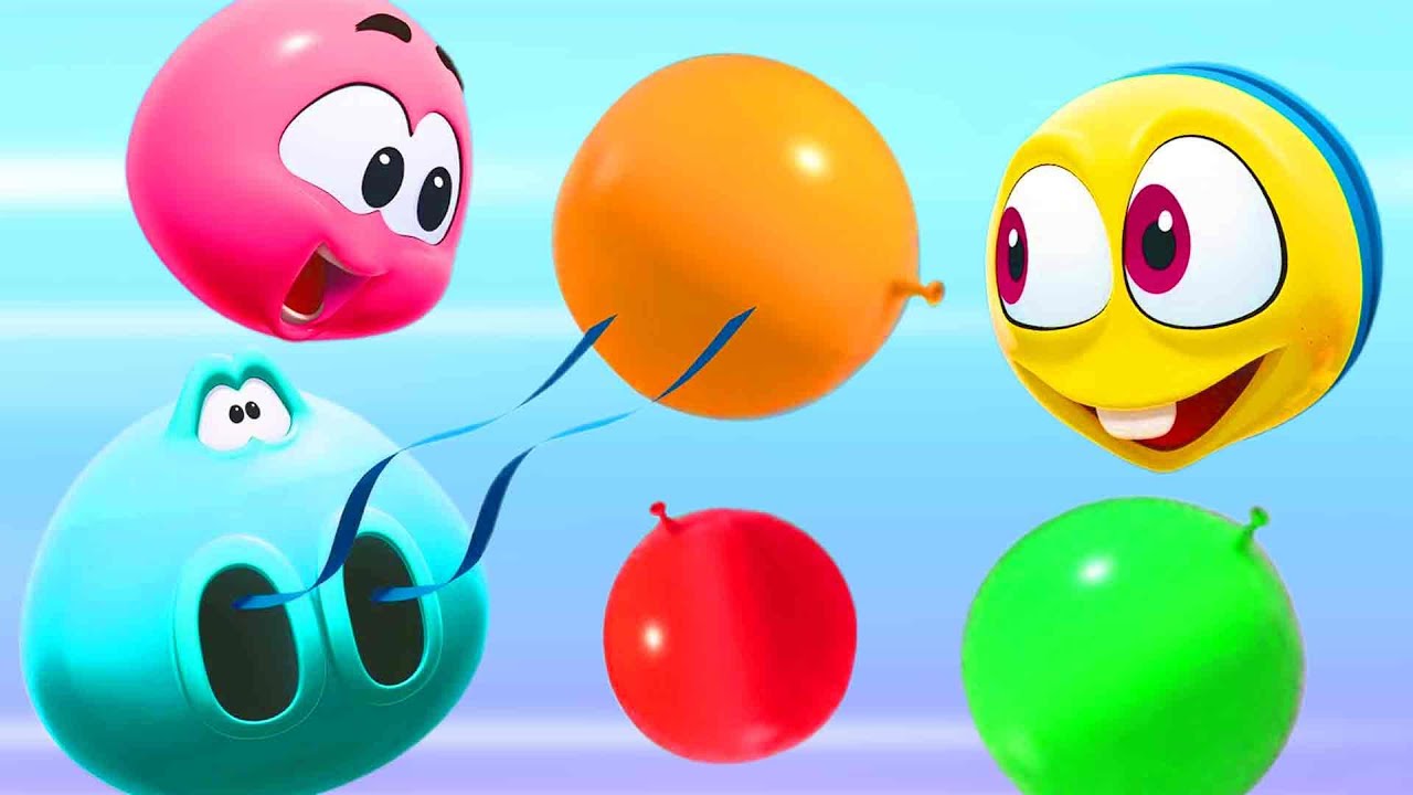 Wonderballs Playing With Balloons | Cartoons for Kids | WonderBalls ...