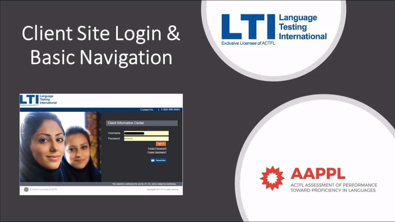 AAPPL - Client Site Login and Basic Navigation - YouTube