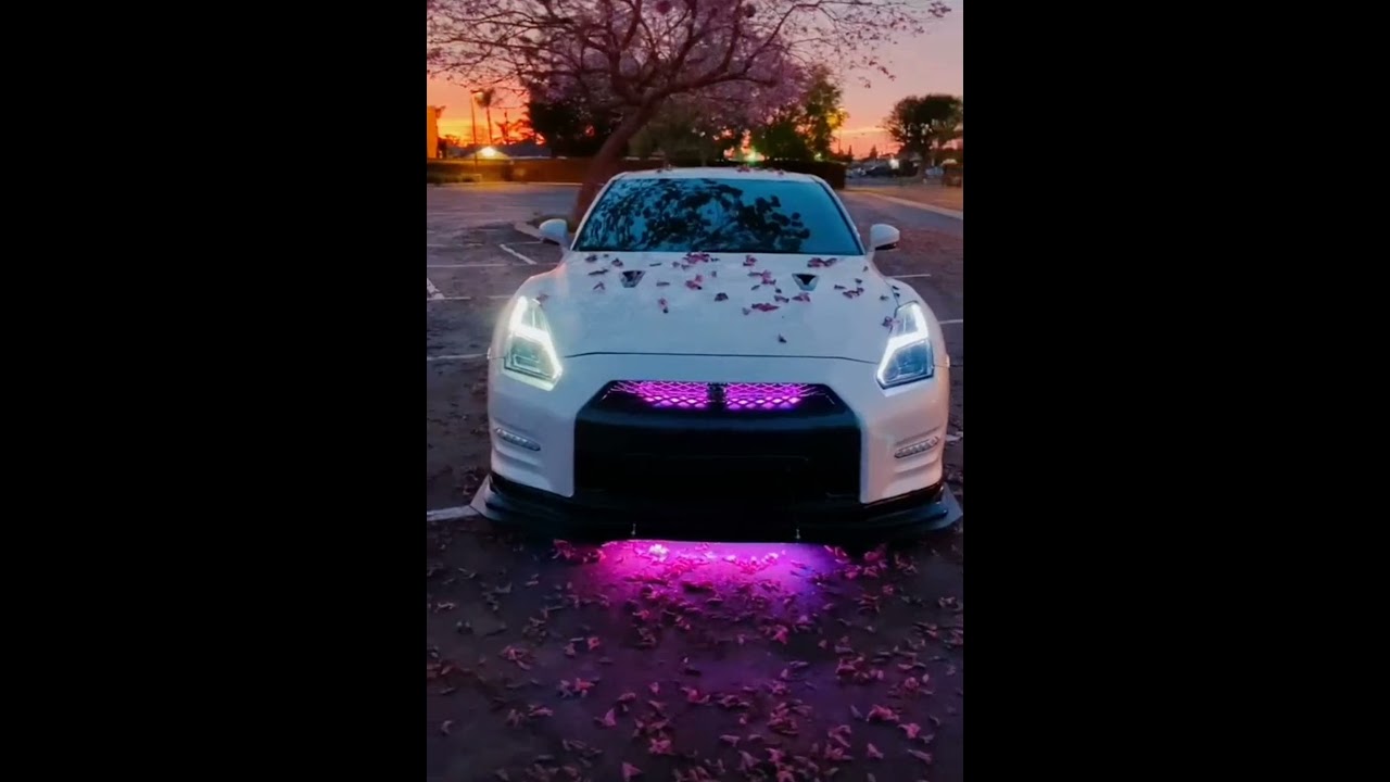 BEAUTIFUL NISSAN GTR R35 AND SAKURA - YouTube