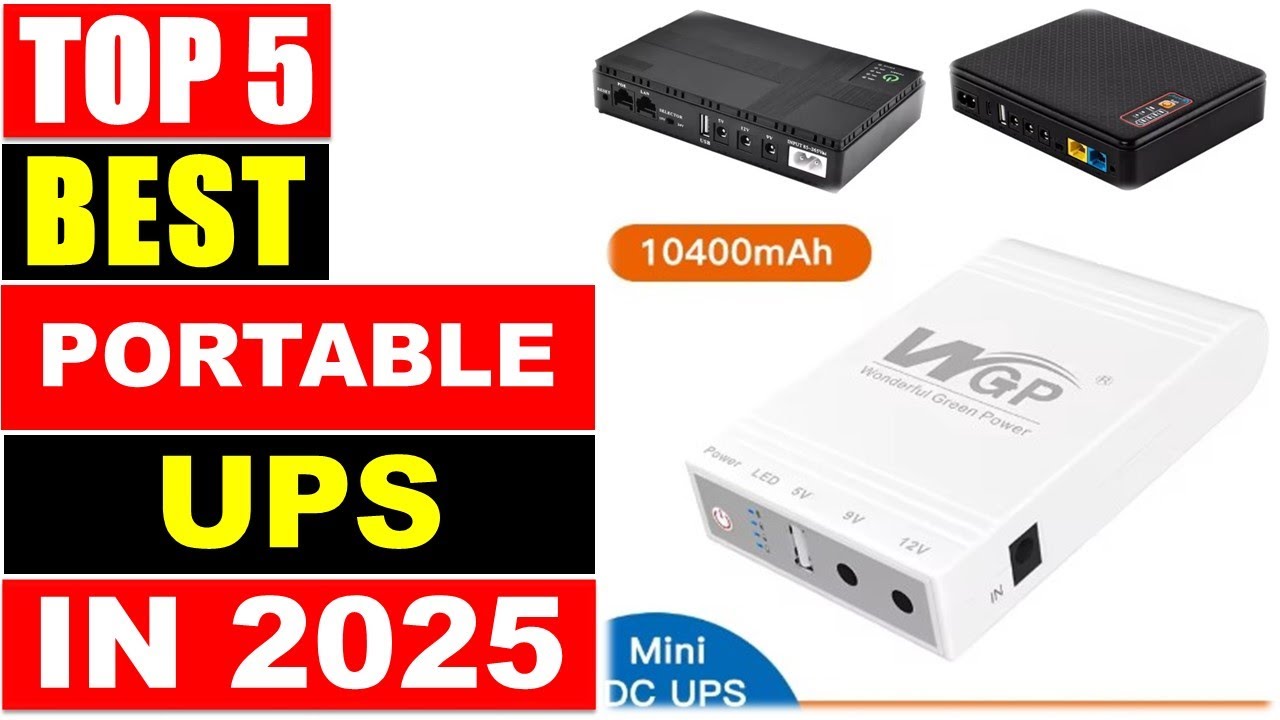 BEST Portable UPS For Wifi Router 2025, Top 5 Mini UPS DC ...