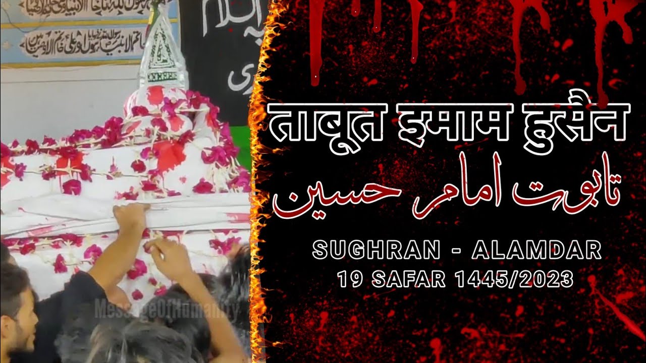19 Safar | Shabihe Taboot Imam Husain as | 1445/2023 | Sughran ...