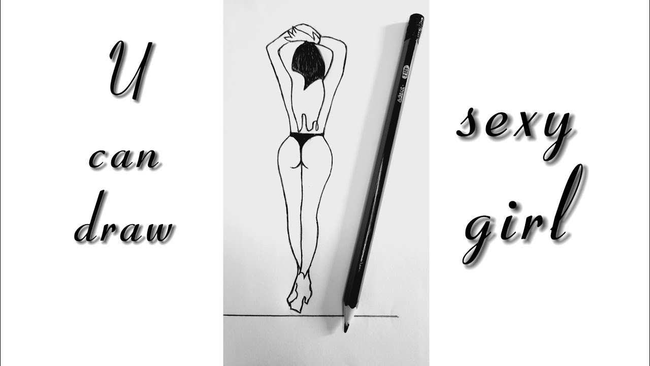 How To Draw Sexy Girl Drawing Girl Drawing 😍 Drawing Art Youtube