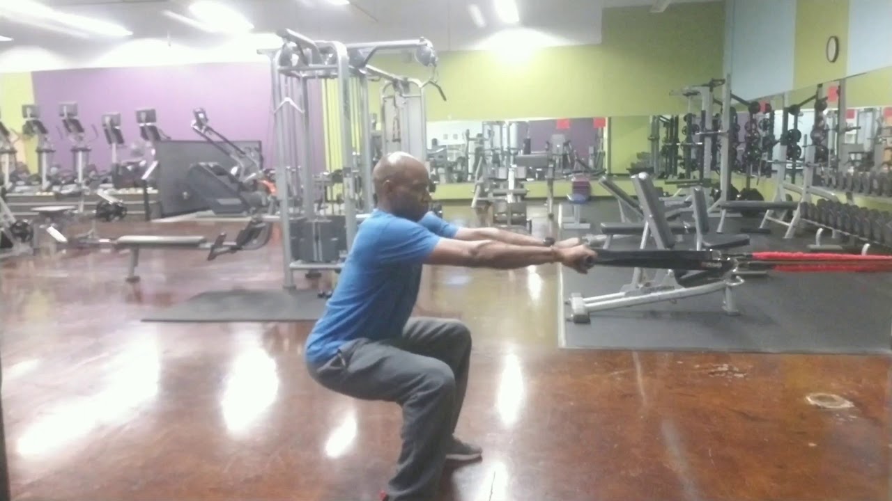 Isometric Squat with row - YouTube