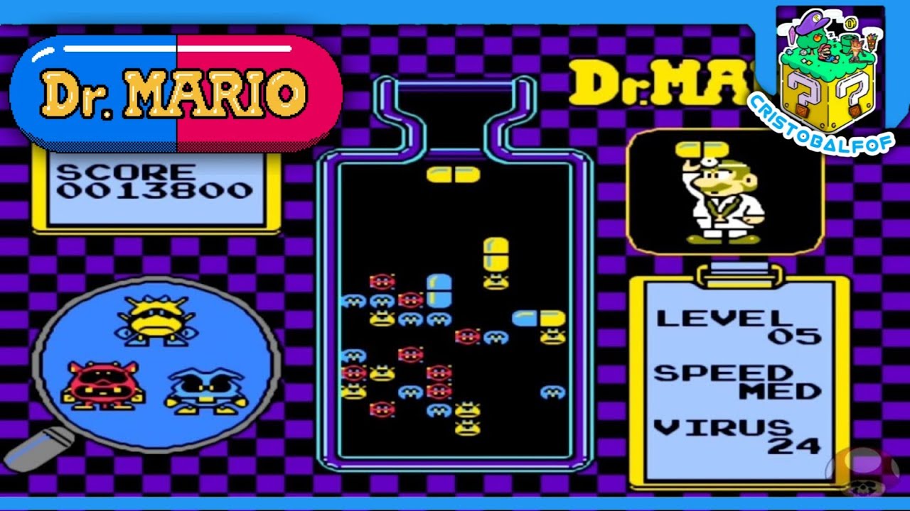 Dr. Mario (NES-ROM)(Español/USA) | CristobalFOF Juegos - YouTube