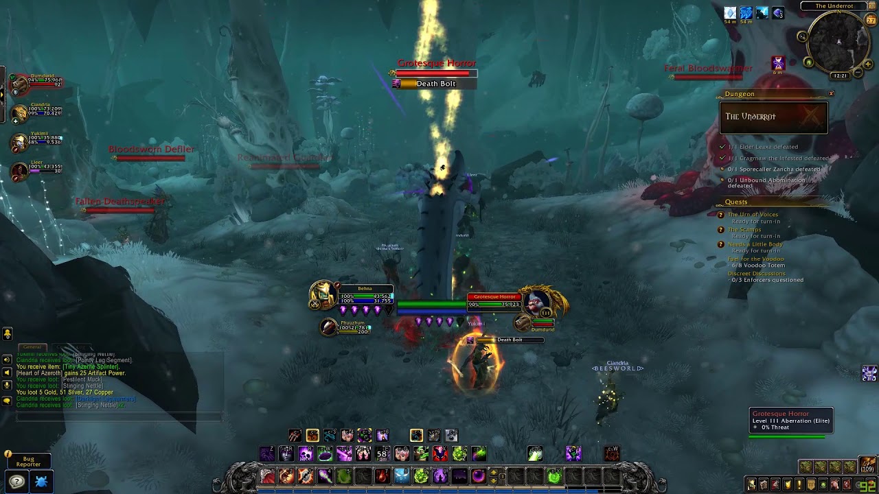 The Underrot Wow BFA Beta | THIS IS A NEW DUNGEON? WHAT THE! - YouTube