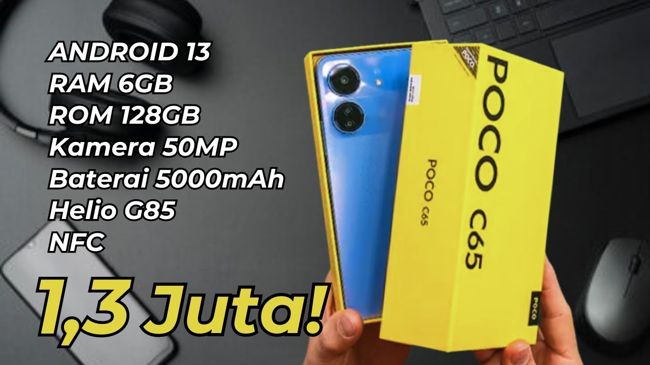 Rp 1.399 JUTA! LAYAR 90HZ, NFC, SPESIFIKASI POCO C65 TAHUN 2024 - YouTube