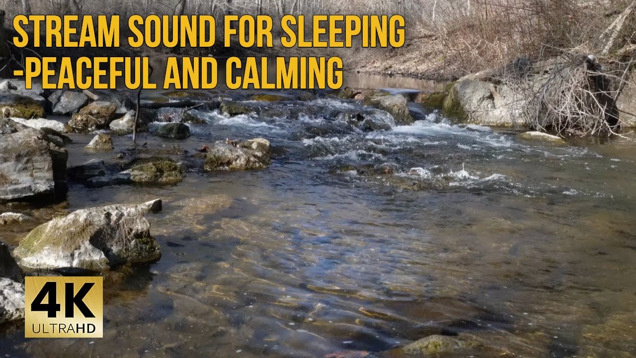 DRIFT AWAY WITH RELAXING SOUND OF RUNNING STREAM - YouTube