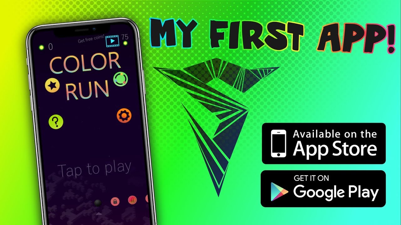 MY FIRST APP: Colored Run - Trailer - YouTube