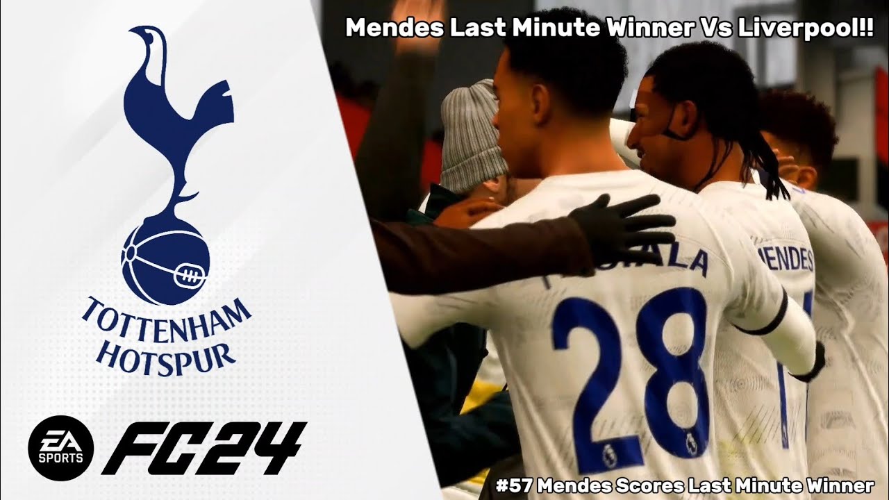 Mendes Scores Last Minute Winner VS Liverpool!! || EAFC 24 Player ...