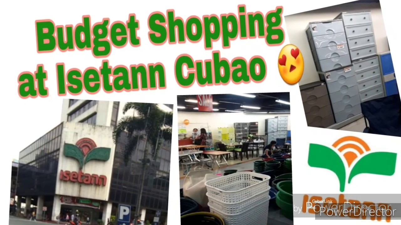 BUDGET SHOPPING AT ISETANN CUBAO - YouTube