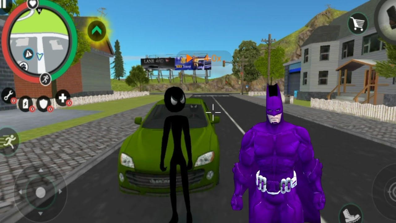 Stickman rope hero 2 - gameplay walkthrogh /ios android - YouTube