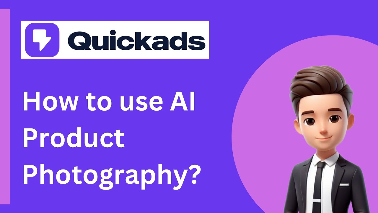 How to Use AI Product Photography in Quickads? - YouTube