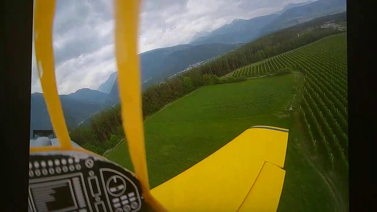 E-Flite Air Tractor DJI FPV full immersion flight - Takeoff - YouTube