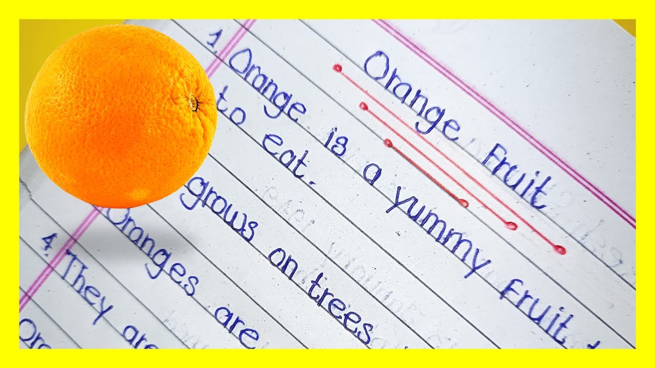 10 Lines on Orange Fruit | Write 10 lines on Orange Fruit | Write Few ...