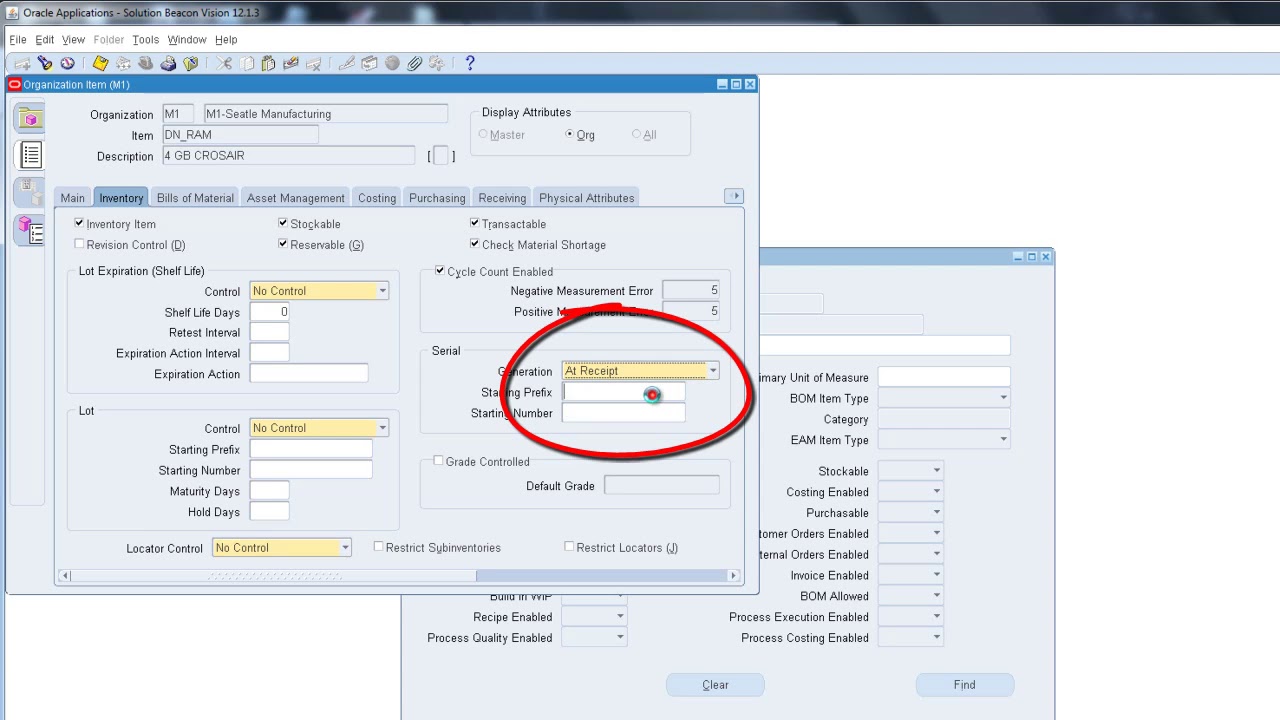 Setting up Serial Number Control - YouTube